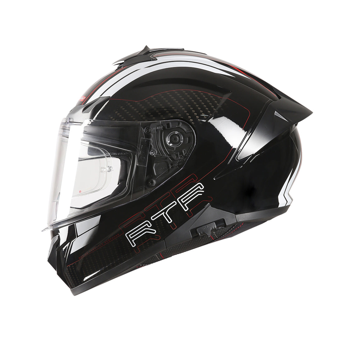 TVS Racing Hurricane Series Full Face Dual Visor Helmet for Men | Prem