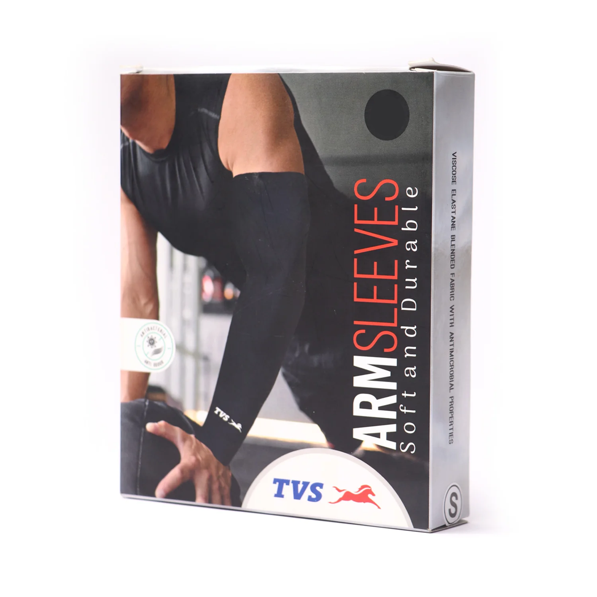 TVS Black Arm Sleeves | Sun Protection & Comfort for Riders