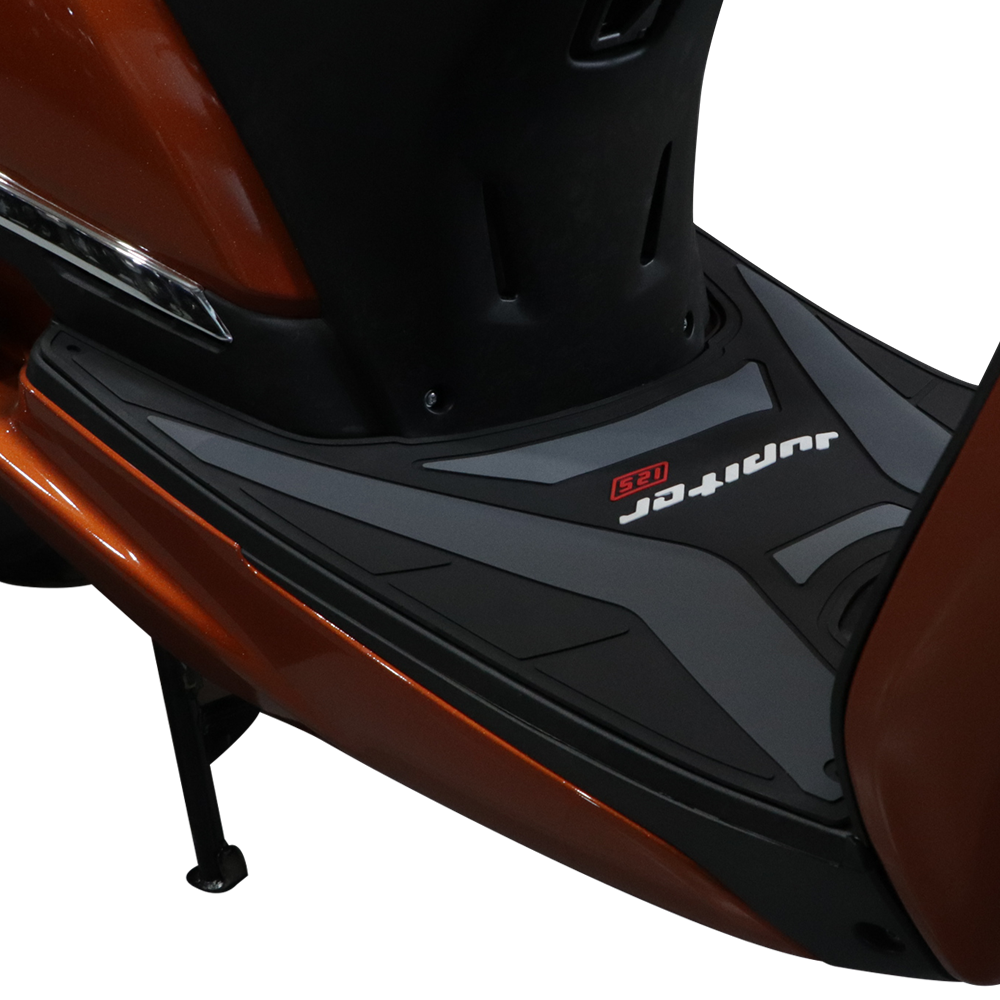 TVS Jupiter 125 Designer Floor Mat Grey - Protective Mat