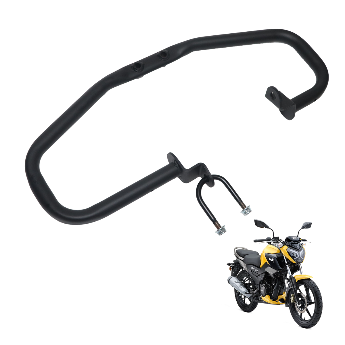 TVS Crash Guard Comp Strong & Durable Protection for TVS Bikes
