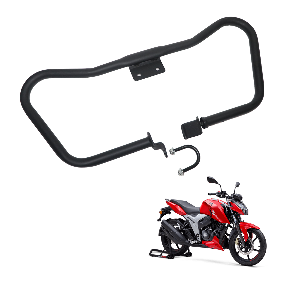 TVS Apache Crash Guard Comp - Model Specific Shield