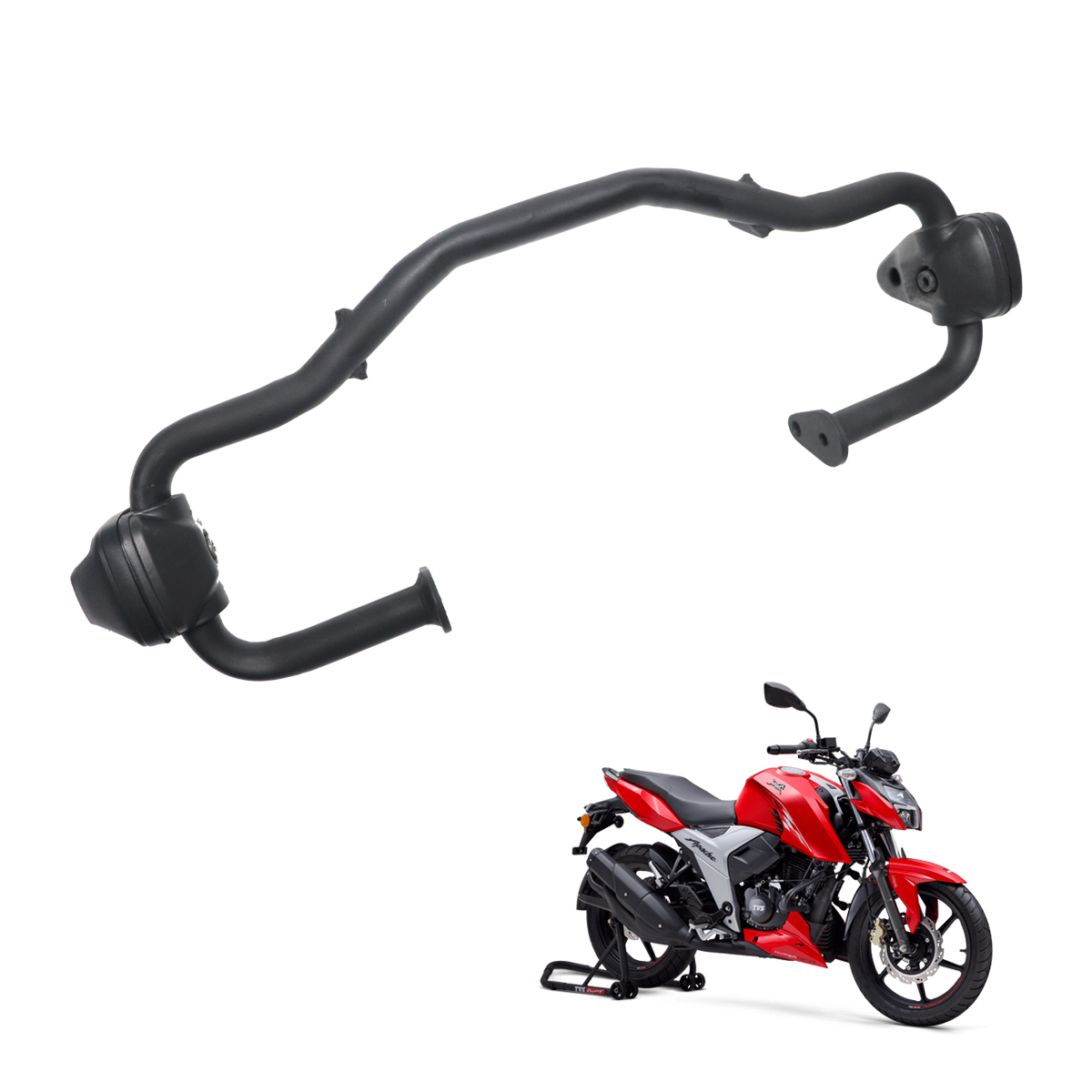 TVS Crash Guard Assy 180 - Heavy-Duty Protection for Safe Riding