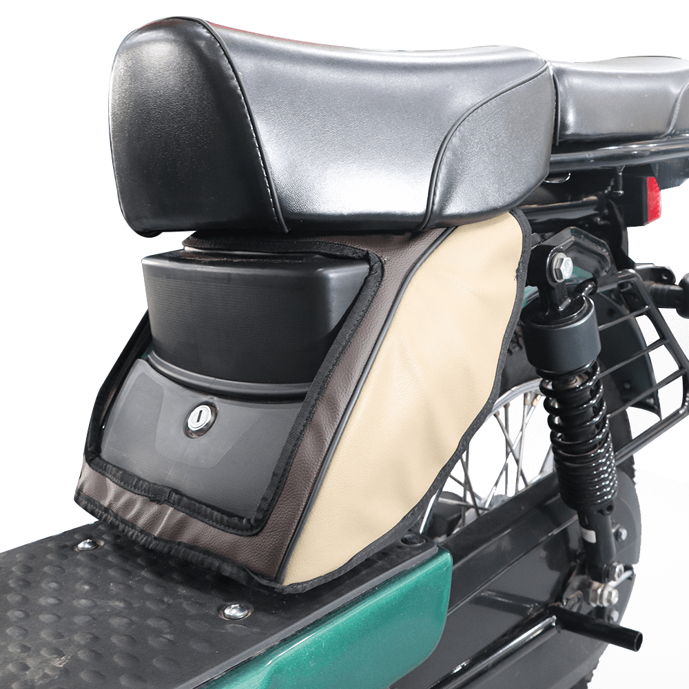 TVS Tool Box Cover for XL100 BS6 - Beige-Brown