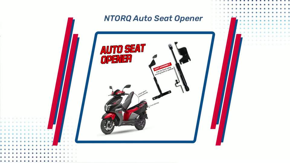TVS Ntorq Auto seat opener - Heavy-Duty Universal Auto Seat Opener wit